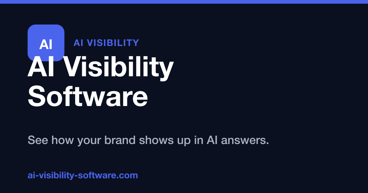 Best AI Visibility Software in 2026: 16 Tools Ranked and Reviewed